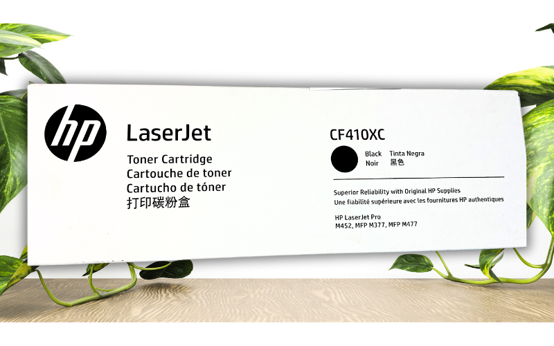 HP 410X CF410XC Same as CF410X Toner Cartridge Black Genuine M452dn M4